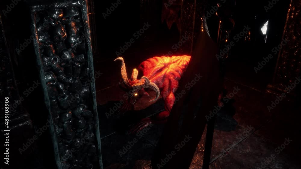 Goat Demon Baphomet VJ Loop – behold to the symbol of hell! Hold your ...