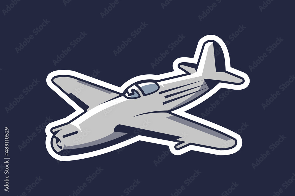 Soviet Union fighter jet icon vector illustration. simple jet engine ...