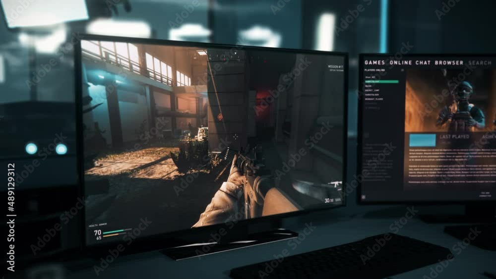 Vidéo Stock Animation Of Player Character Dying During Combat In First ...