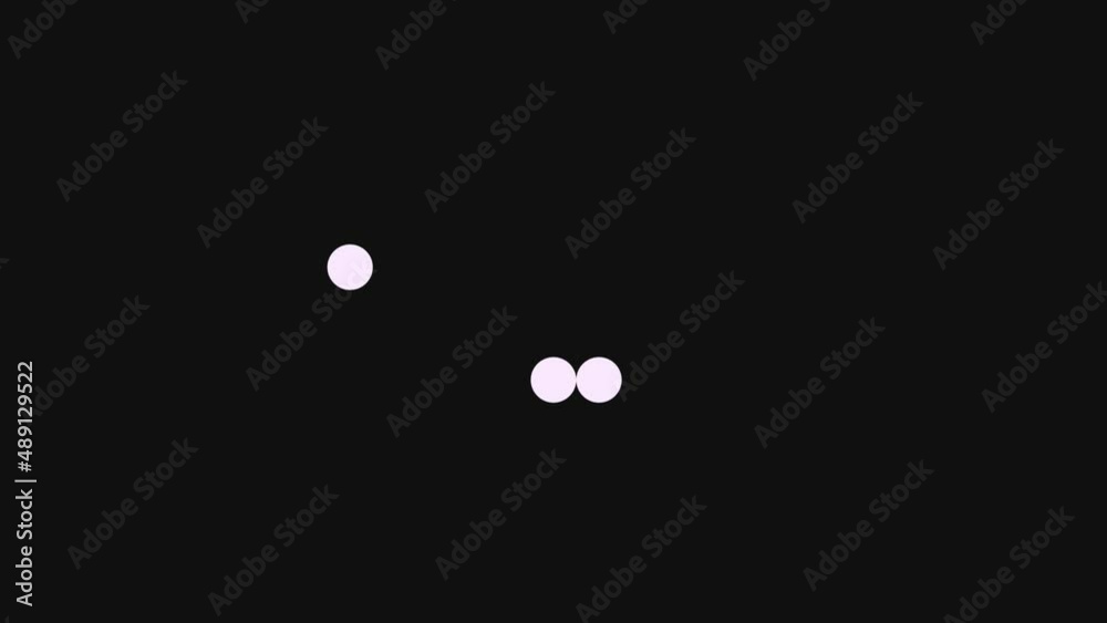 looping bouncing ball rotation animation loading simple animation video ...