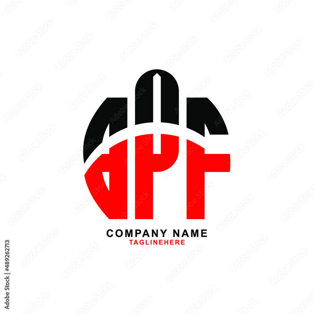 BPF letter design. BPF letter logo design with white background. BPF ...