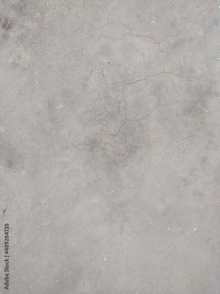The cement concrete floor has a uniquely beautiful pattern that can be ...