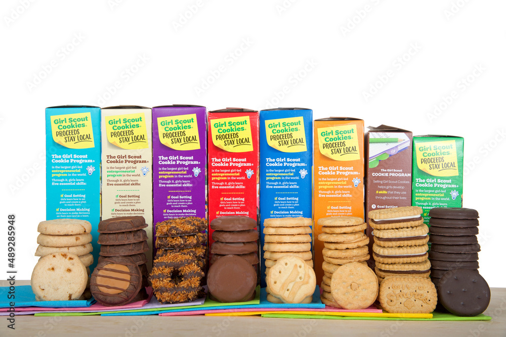 Girl Scout Cookie Boxes 2022