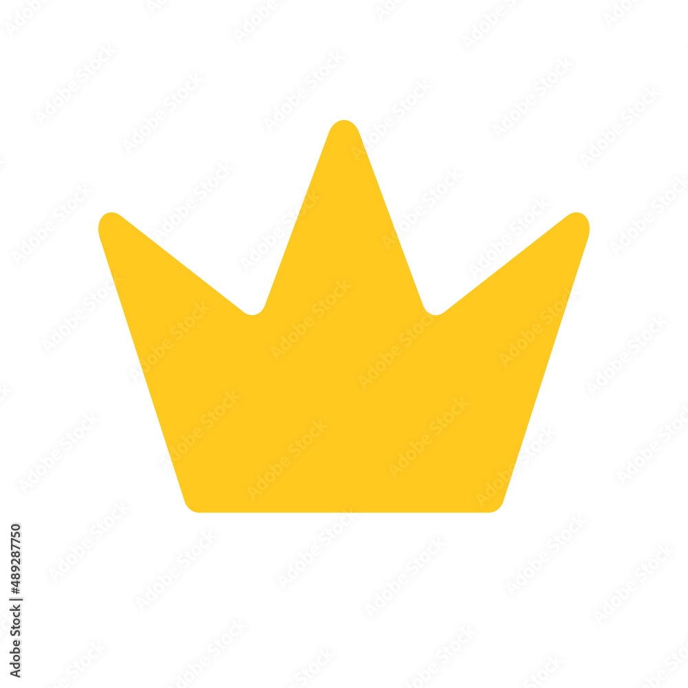 A simple crown icon. Ranking and king icons. Vectors. Stock Vector ...