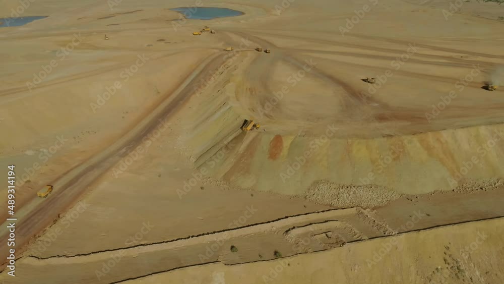 Tharparkar Sindh, Pakistan - Aerial View of Barren Land desert of Thar ...