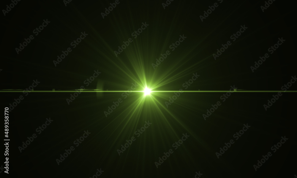 Lens Flare light over background. Easy to add overlay or screen filter ...
