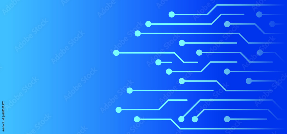 Circuit board or electronic motherboard. lines and dots connect. Vector ...