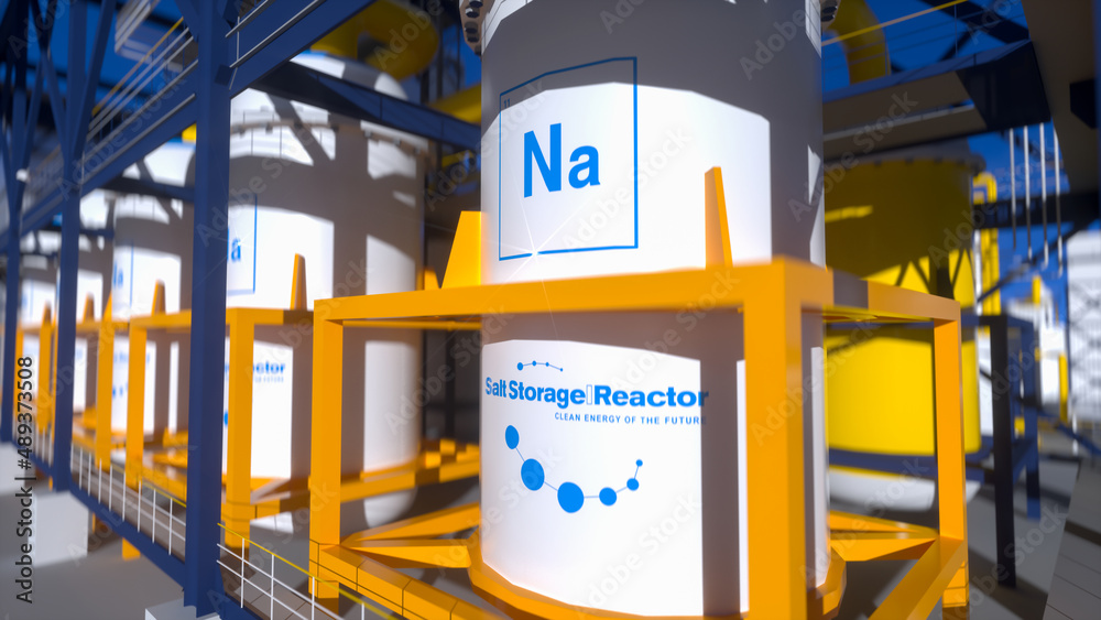 Thorium salt energy storage natrium sodium nuclear reactor power plant ...