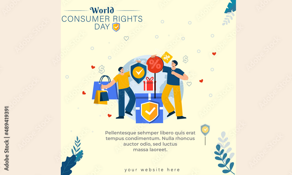 World Consumer Rights Day Better Service Poster and Banner ...