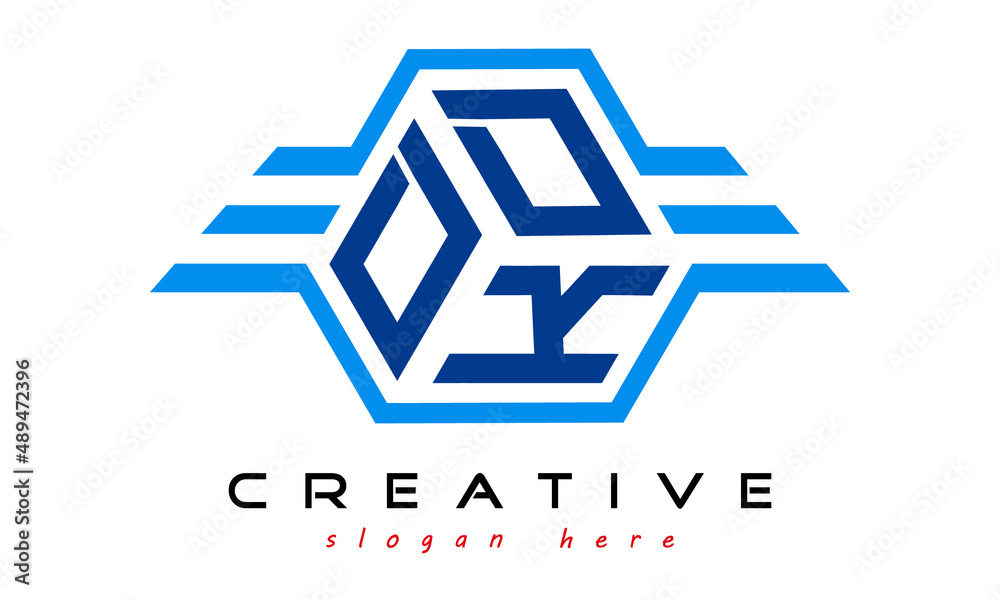 DDK three letter monogram type emblem badge with wings logo vector ...