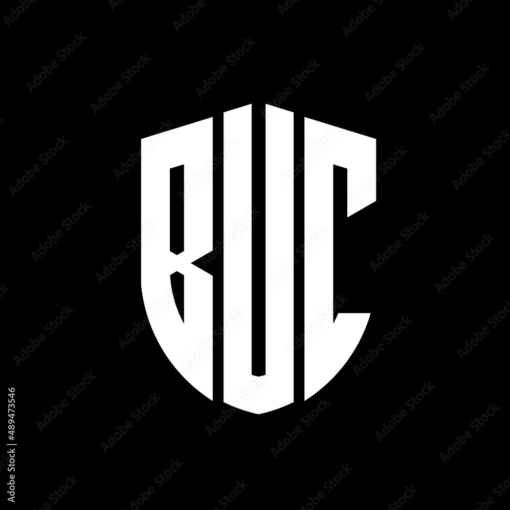 BVC letter logo design. BVC modern letter logo with black background ...