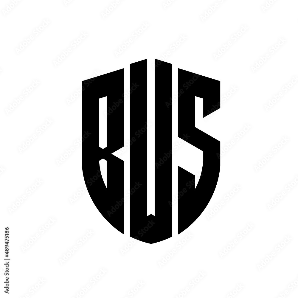 Bws Letter Logo Design Bws Modern Letter Logo With Black Background Bws Creative Letter Logo