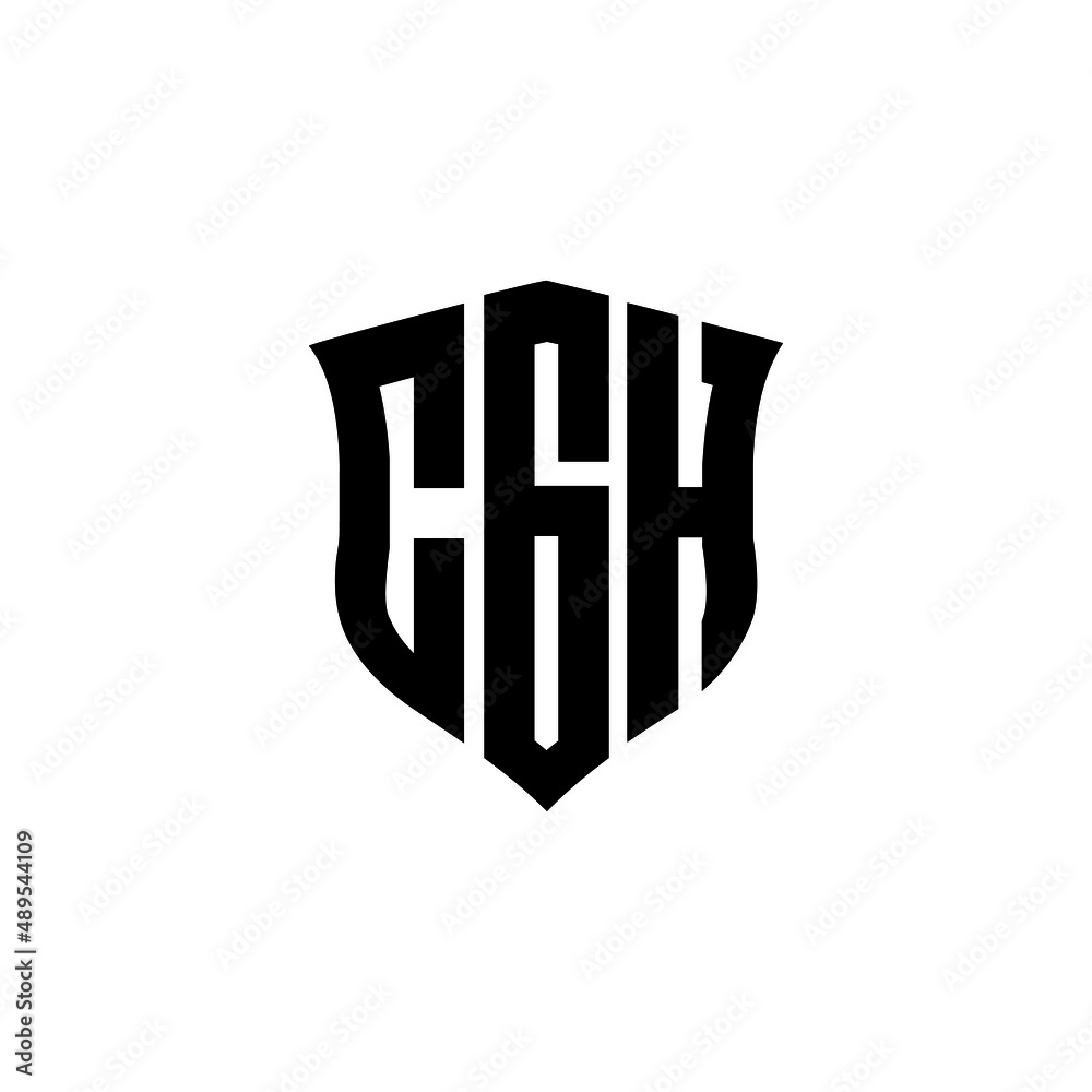 CGH letter logo design with white background in illustrator, vector ...