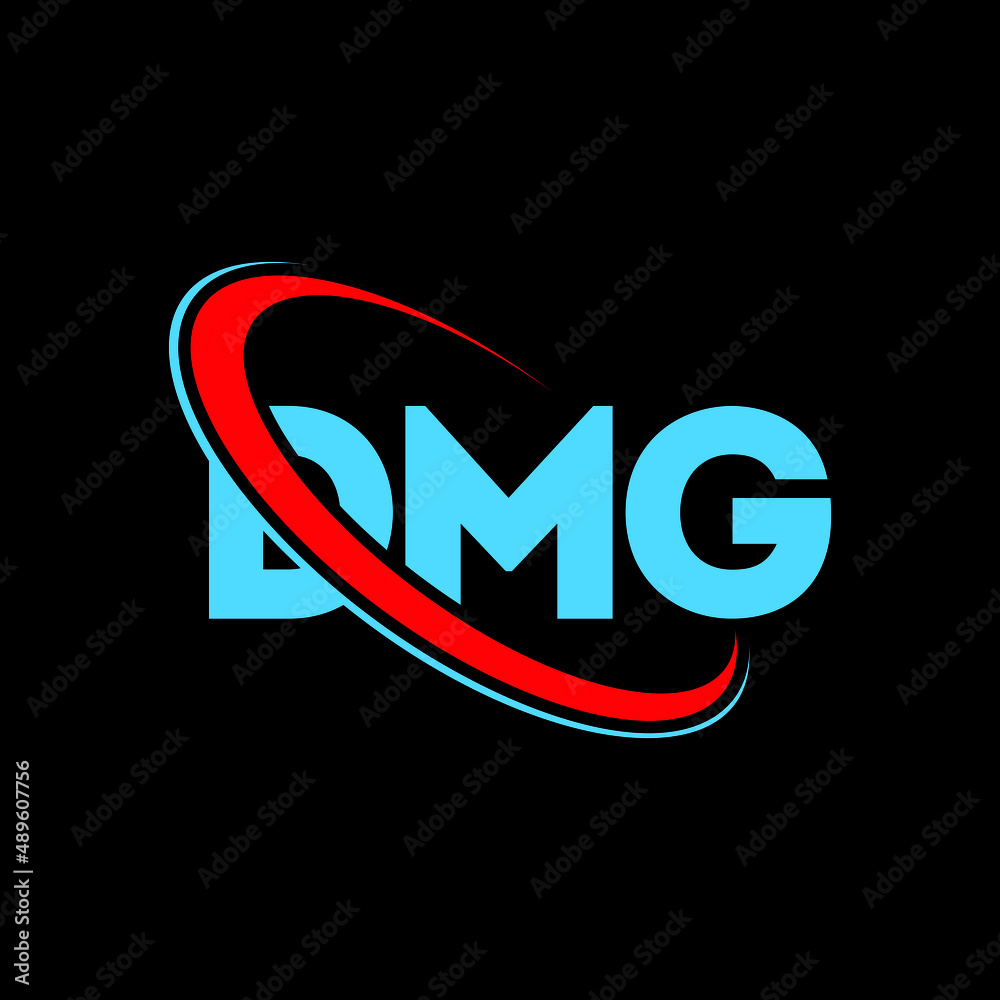 DMG logo. DMG letter. DMG letter logo design. Initials DMG logo linked ...