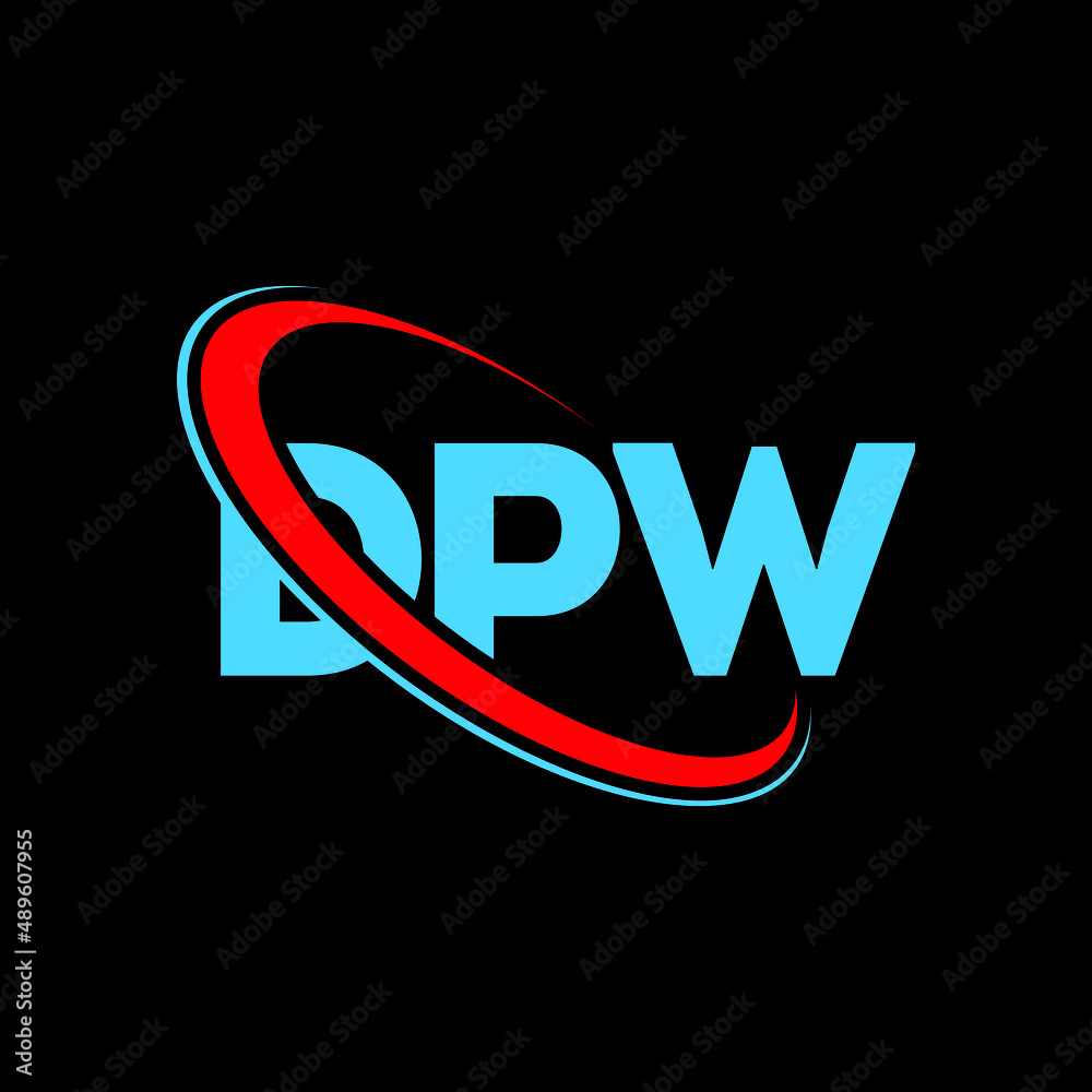 DPW logo. DPW letter. DPW letter logo design. Initials DPW logo linked ...