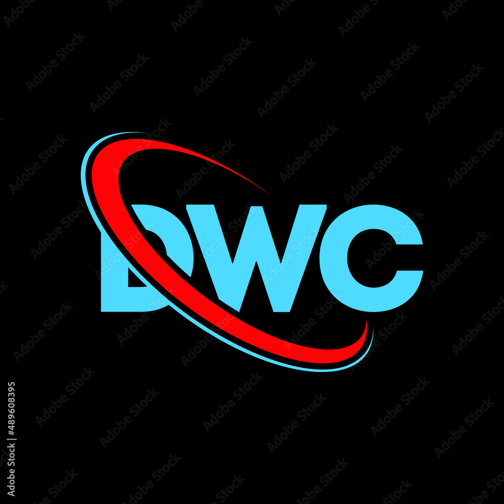 DWC logo. DWC letter. DWC letter logo design. Initials DWC logo linked ...