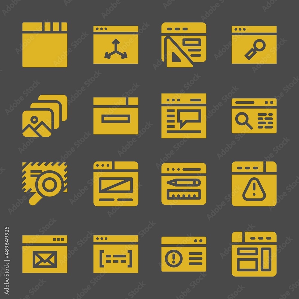 devices web icons. Browser and Browser, Browser and Browser symbol ...