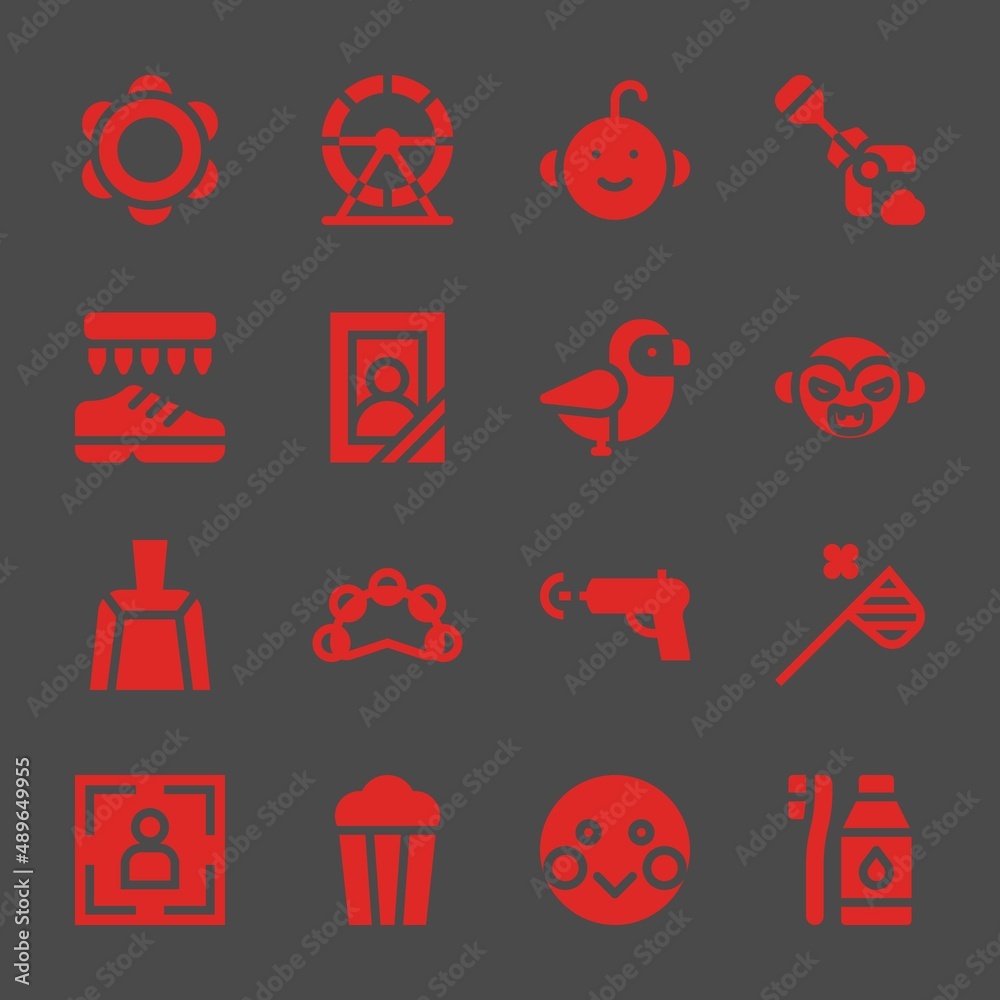 funny web icons. Tambourine and Hamster wheel, Poop and Vampire symbol ...