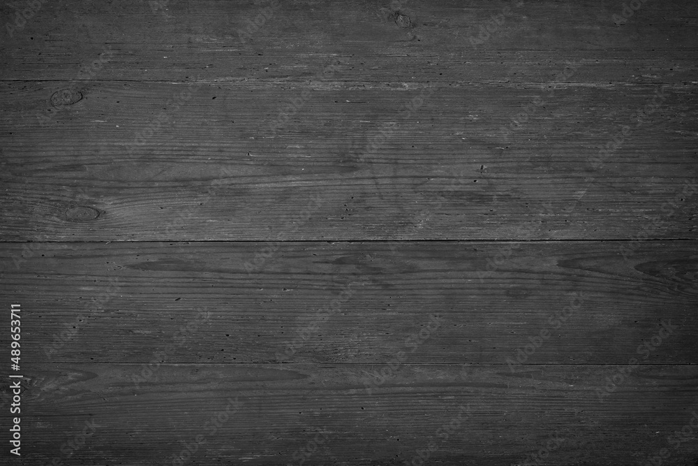 black wood texture. surface of dark boards with copy space. abstract ...