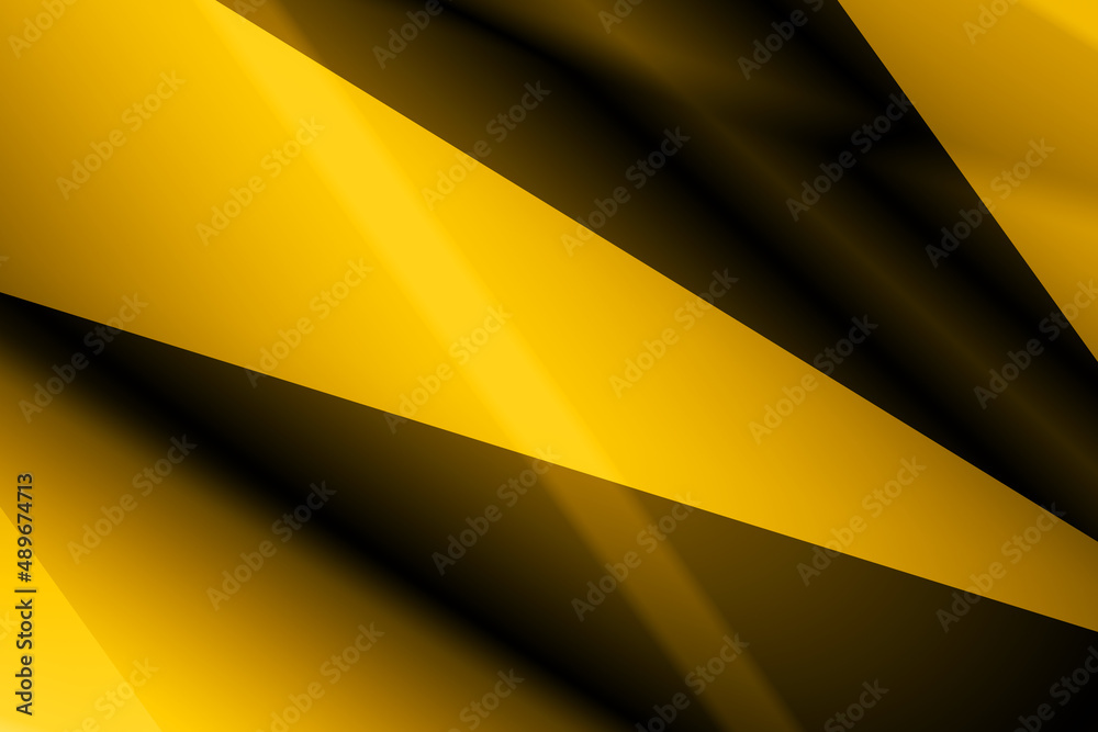 Abstract golden yellow background design using shiny yellowish color ...