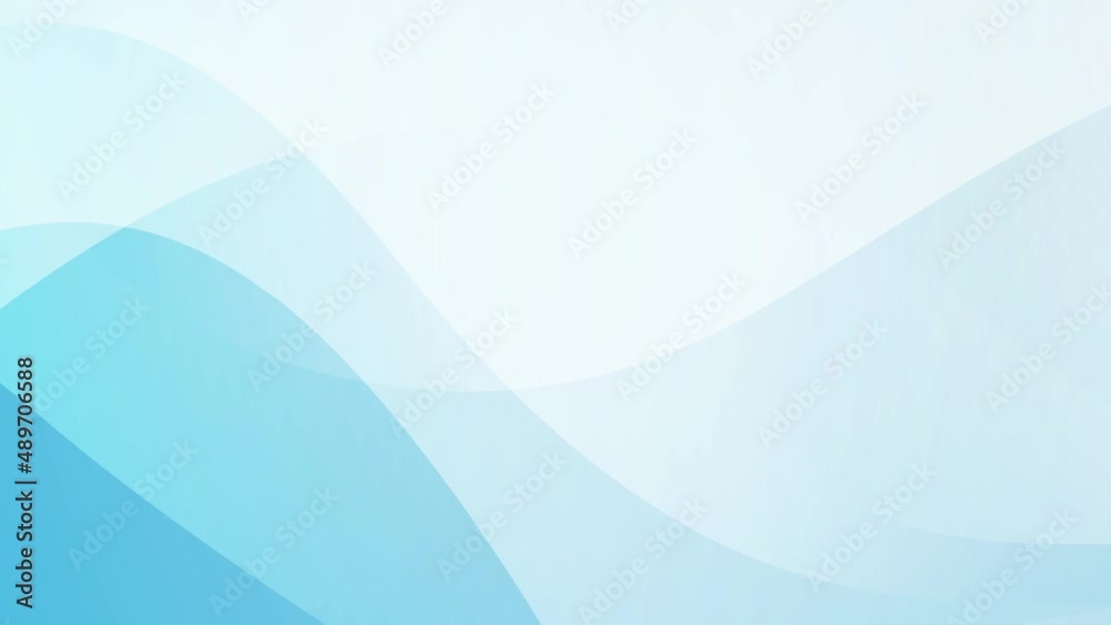 2D flat Animations loop 4K Blue color background abstract art Stock ...