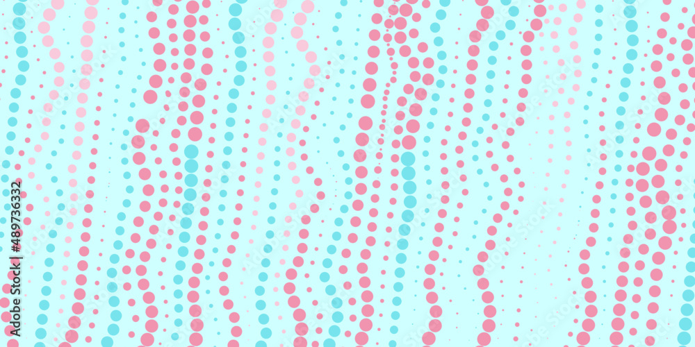 Abstract background of soft color polka dot dashed lines Stock Vector ...