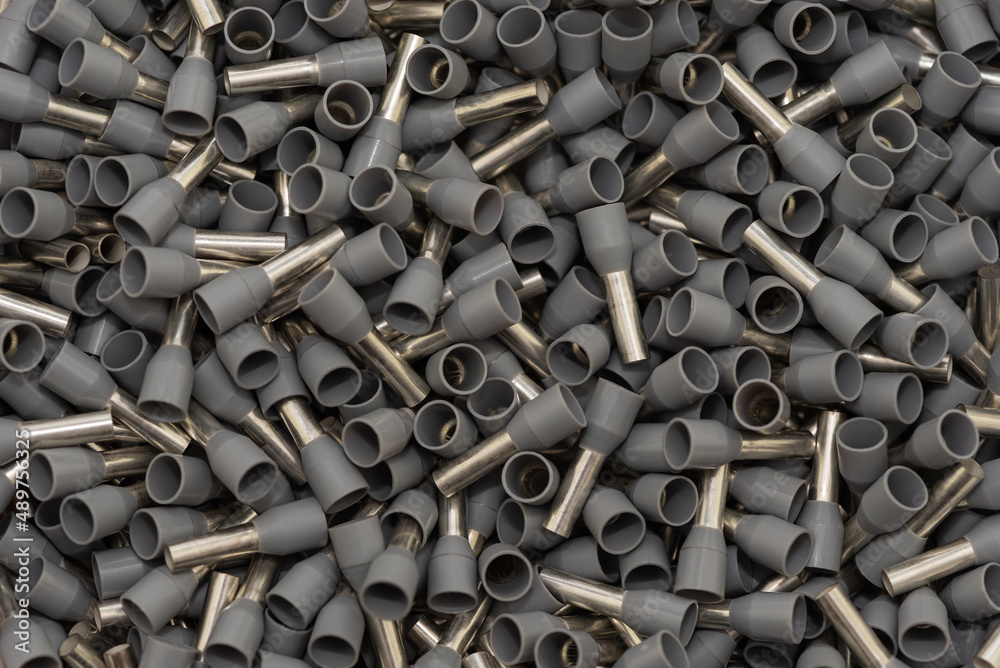 Electric wire ferrules or end sleeves for electrical cables as ...