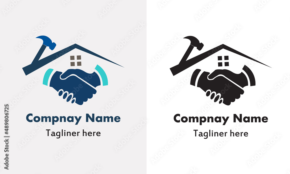 Professional Work House logo for company and business Stock Vector ...
