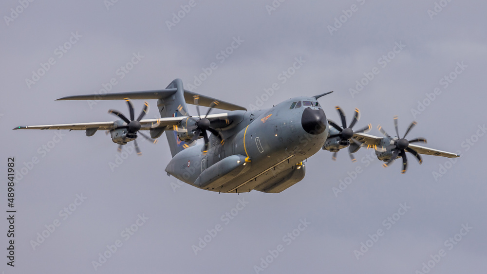 Airbus A400M Atlas, military transport aircraft Stock Photo | Adobe Stock