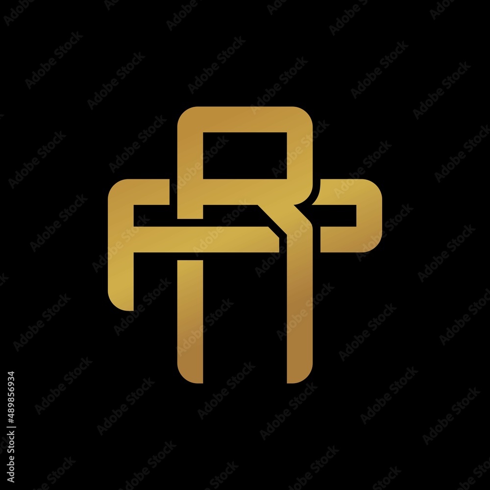 PR or RP monogram logo overlapping. Stock Vector | Adobe Stock