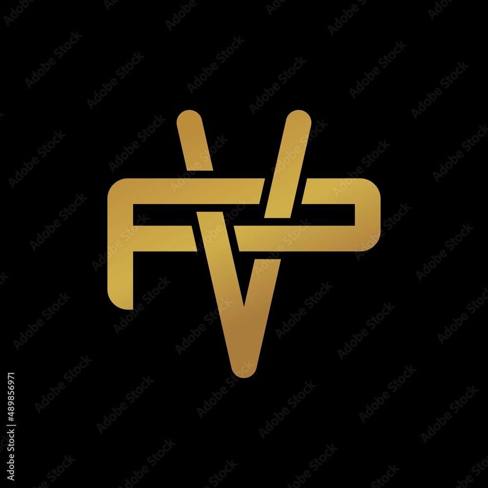 PV or VP monogram logo overlapping. Stock Vector | Adobe Stock