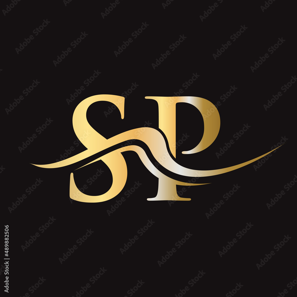 Letter SP Logo Design. Initial SP Logotype Template For Business And ...