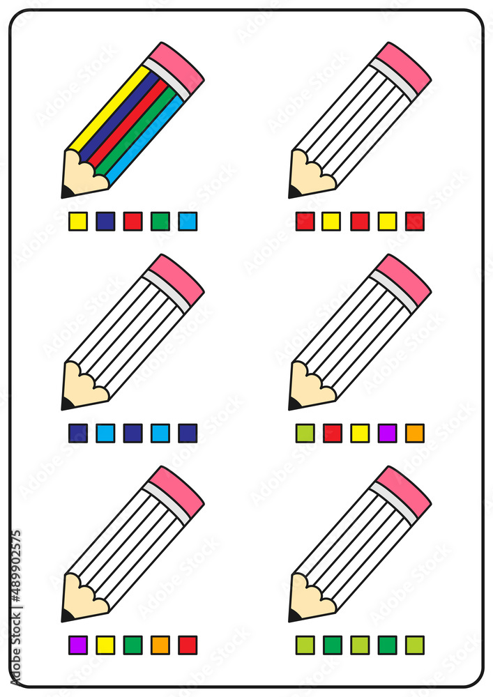 Instructional coloring pages, educational games for kids, preschool ...