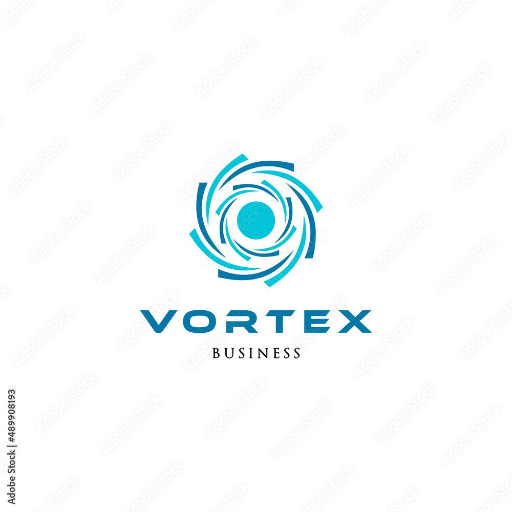 Vortex icon logo design inspiration Stock Vector | Adobe Stock