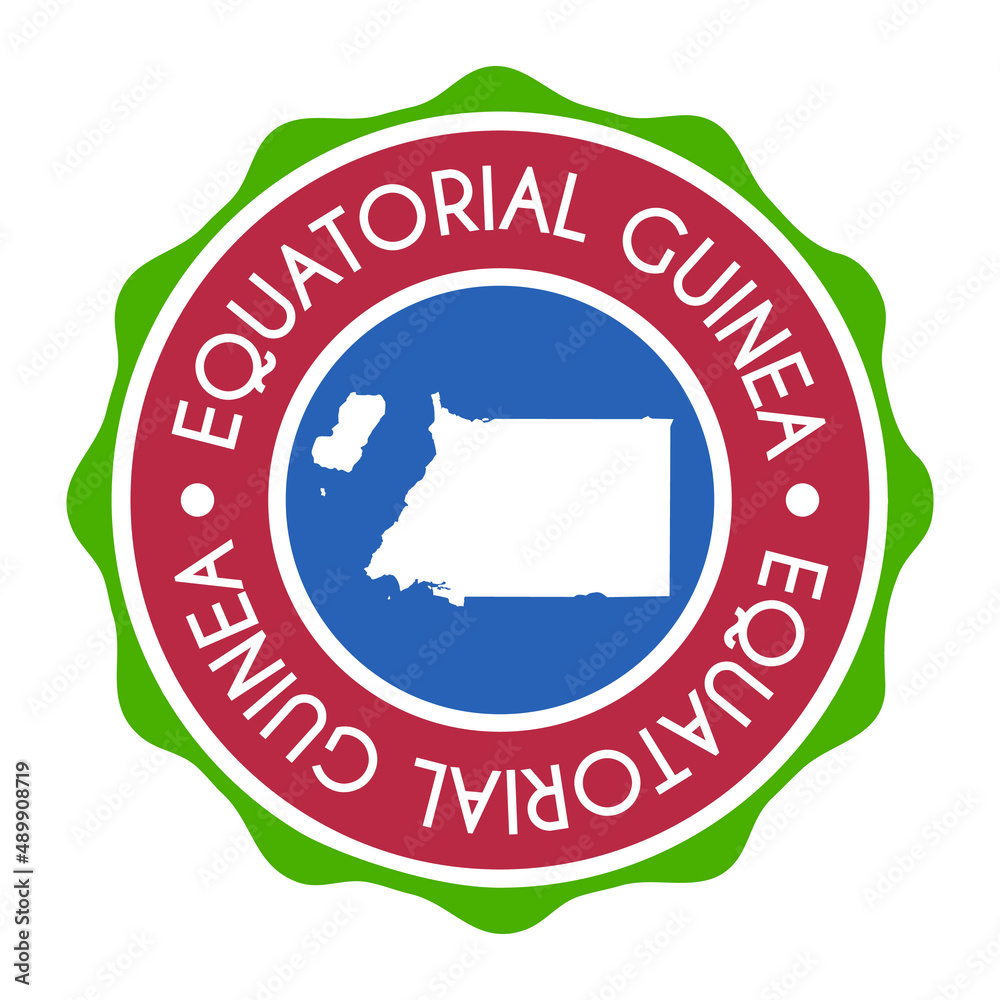Equatorial Guinea Badge City Vector Seal. National Symbol Skyline Stamp ...