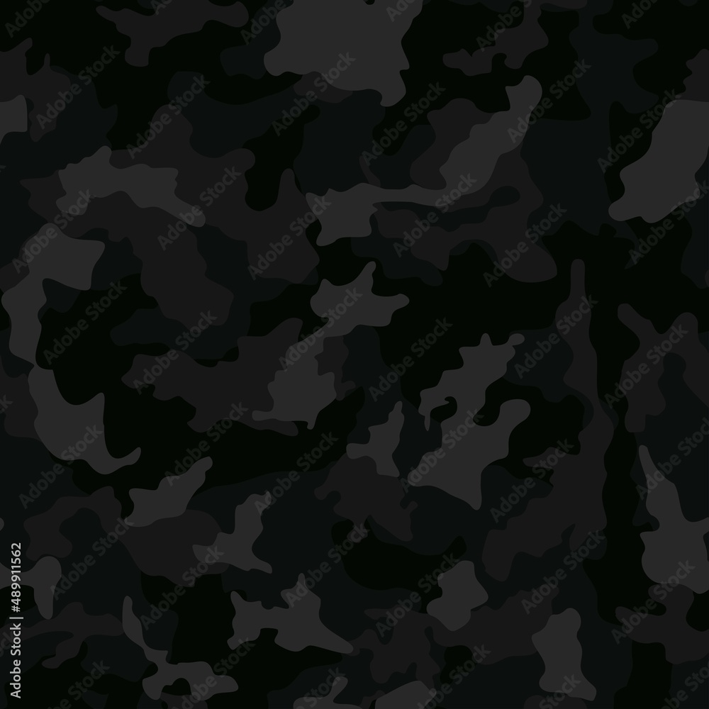 Black Camo Pattern