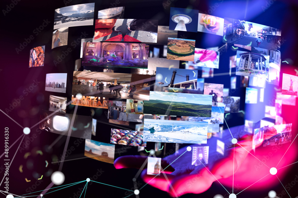 streaming data picture video material Stock Photo | Adobe Stock