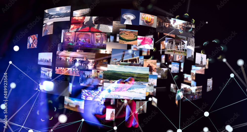 streaming data picture video material Stock Photo | Adobe Stock