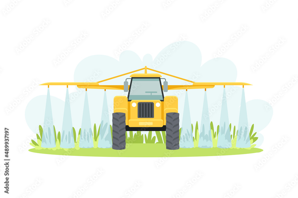 Crop sprayer or liquid fertilizer applicator, agricultural farming ...