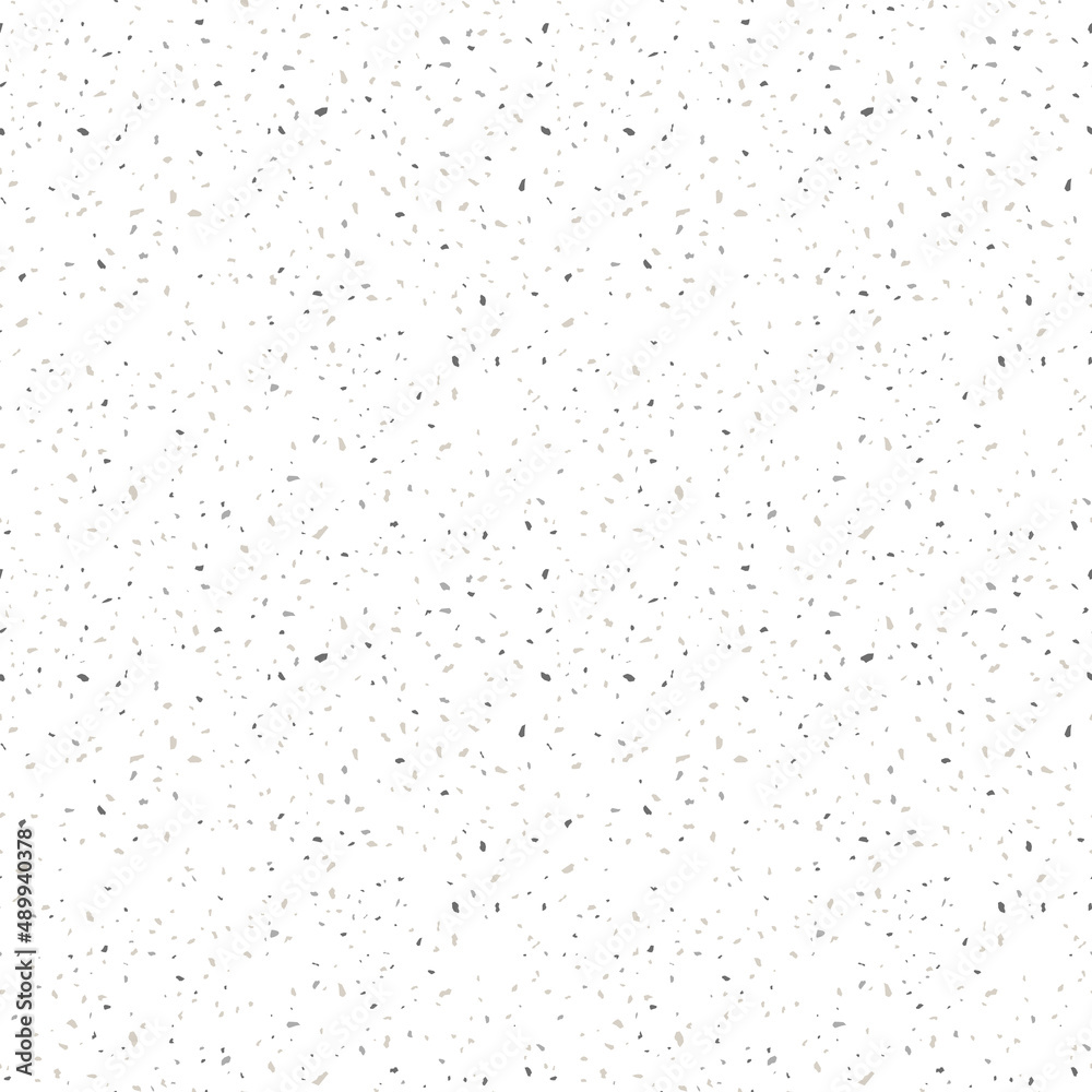 White Terrazzo Texture Seamless Pattern Design with Small Stones Stock ...