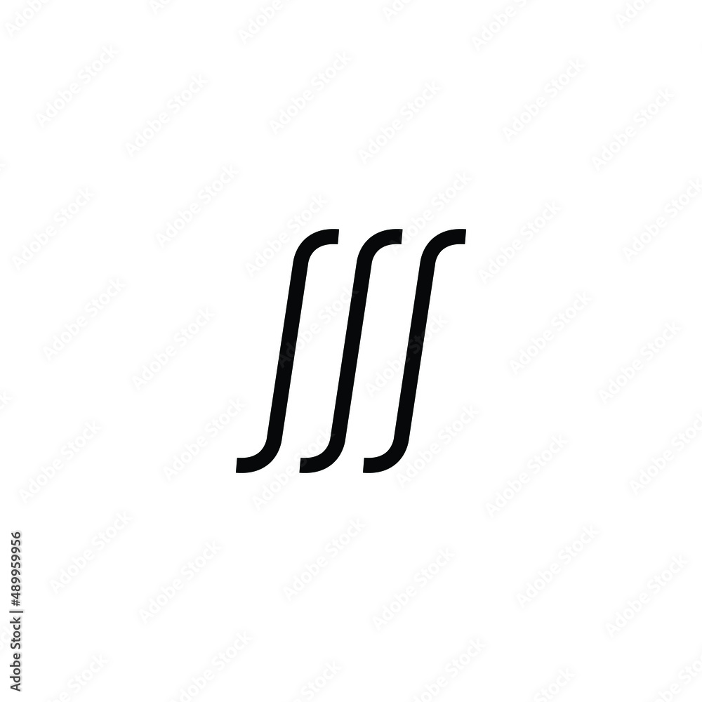 Triple integral sign vector. Mathematics calculus signs vector ...