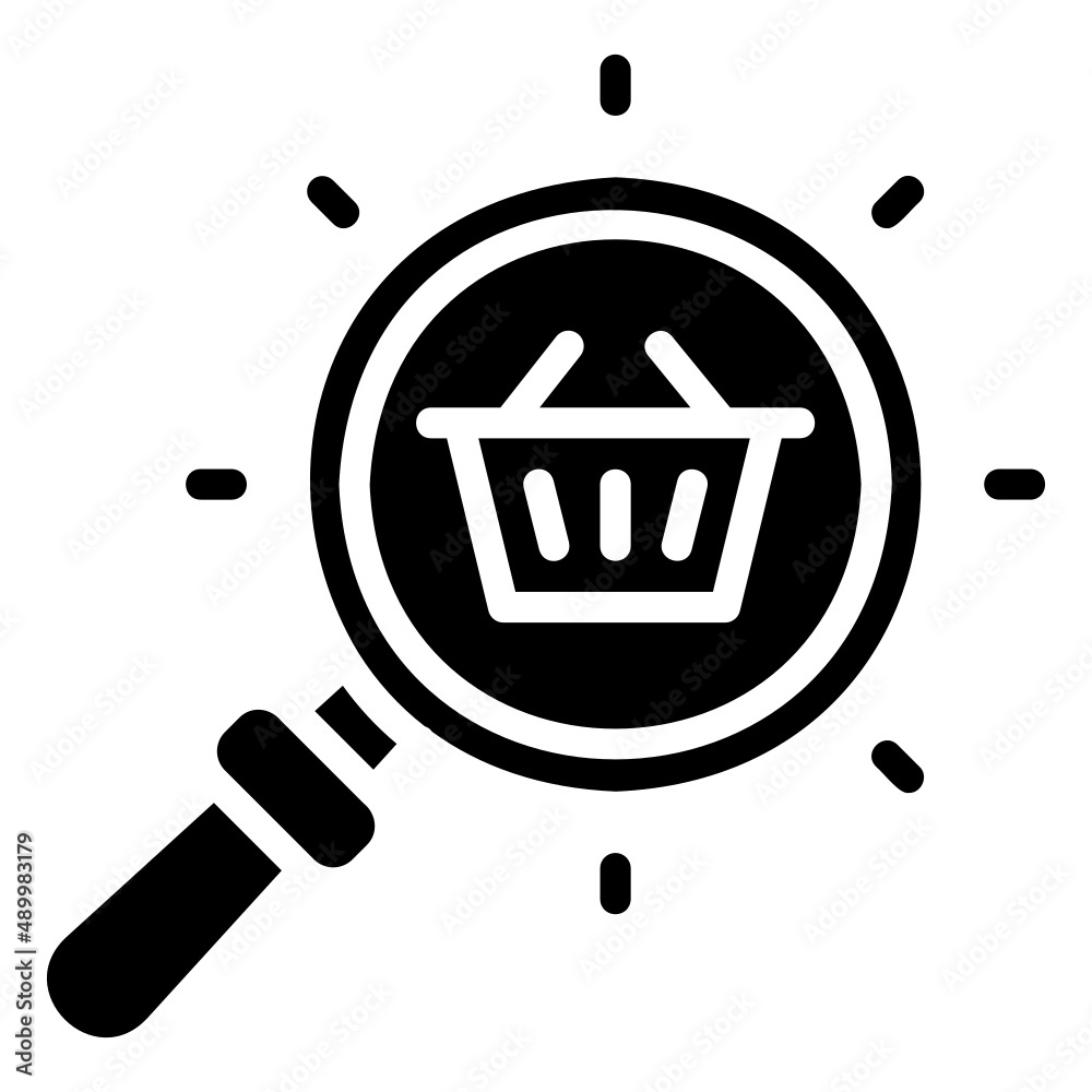 find product glyph icon. Can be used for digital product, presentation ...