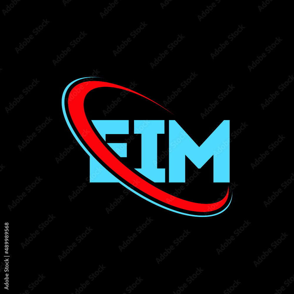 Vetor de EIM logo. EIM letter. EIM letter logo design. Initials EIM ...