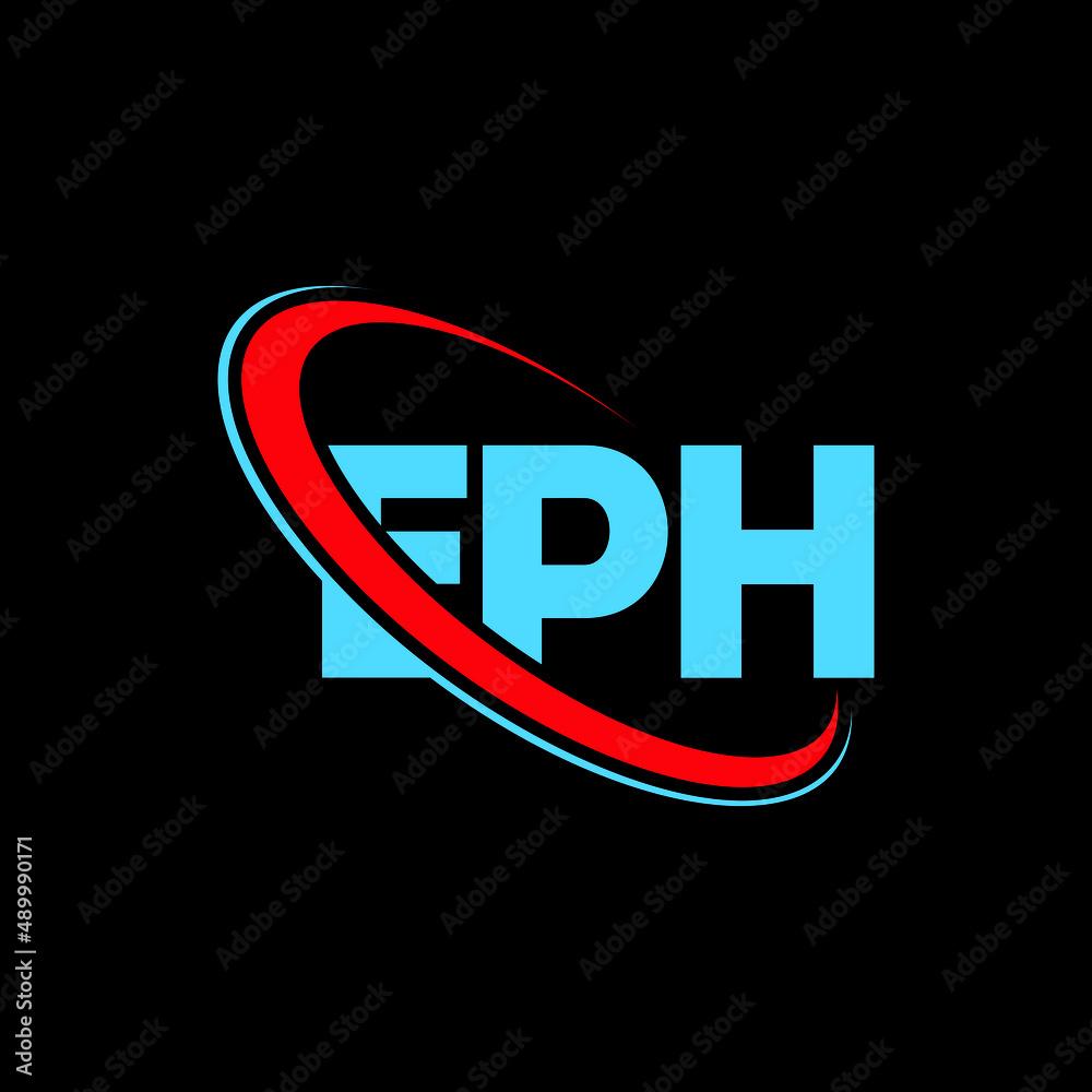 EPH logo. EPH letter. EPH letter logo design. Initials EPH logo linked ...