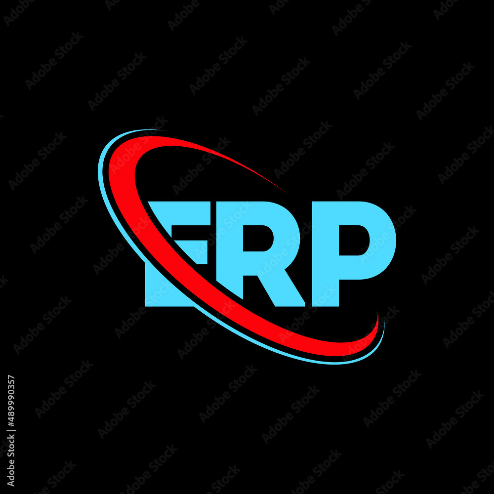 ERP logo. ERP letter. ERP letter logo design. Initials ERP logo linked ...