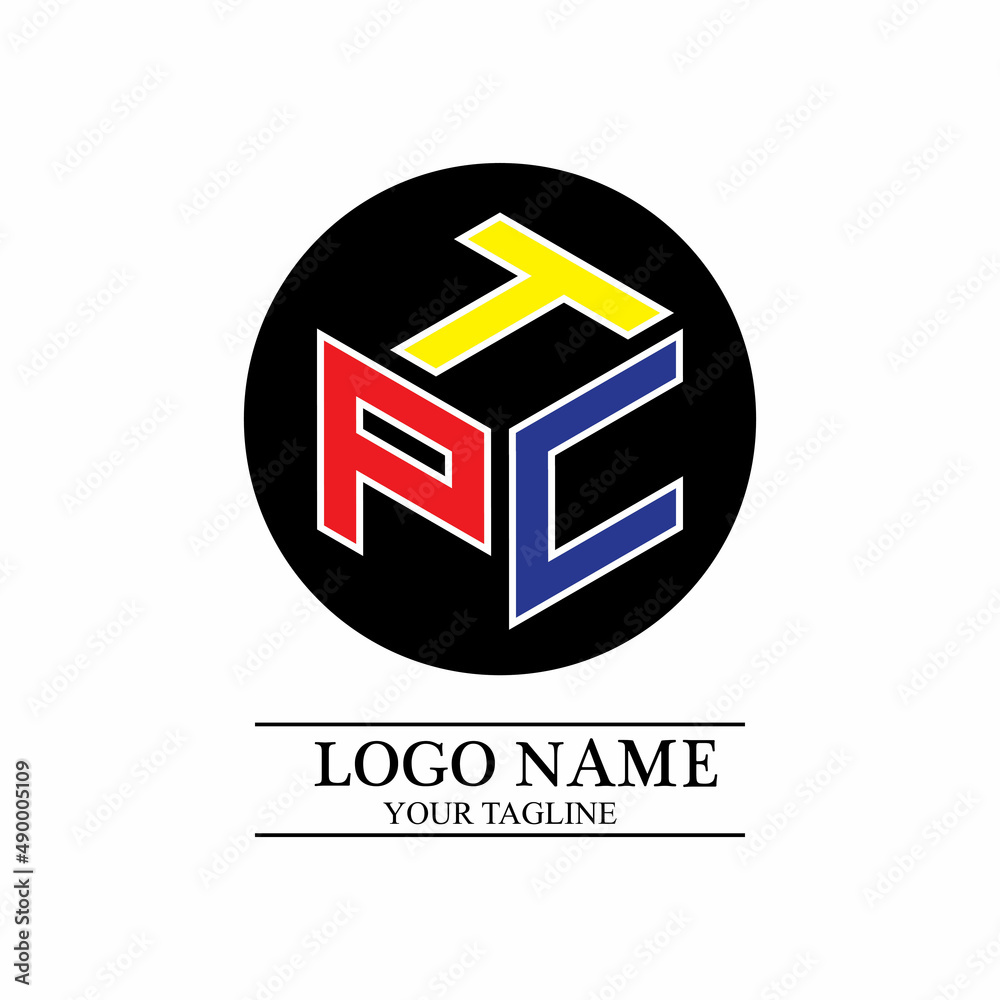 Tpc monogram logo vector Stock Vector | Adobe Stock