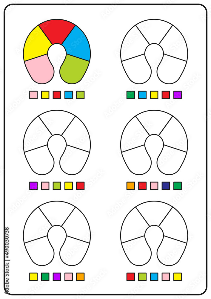 Instructional coloring pages, educational games for kids, preschool ...