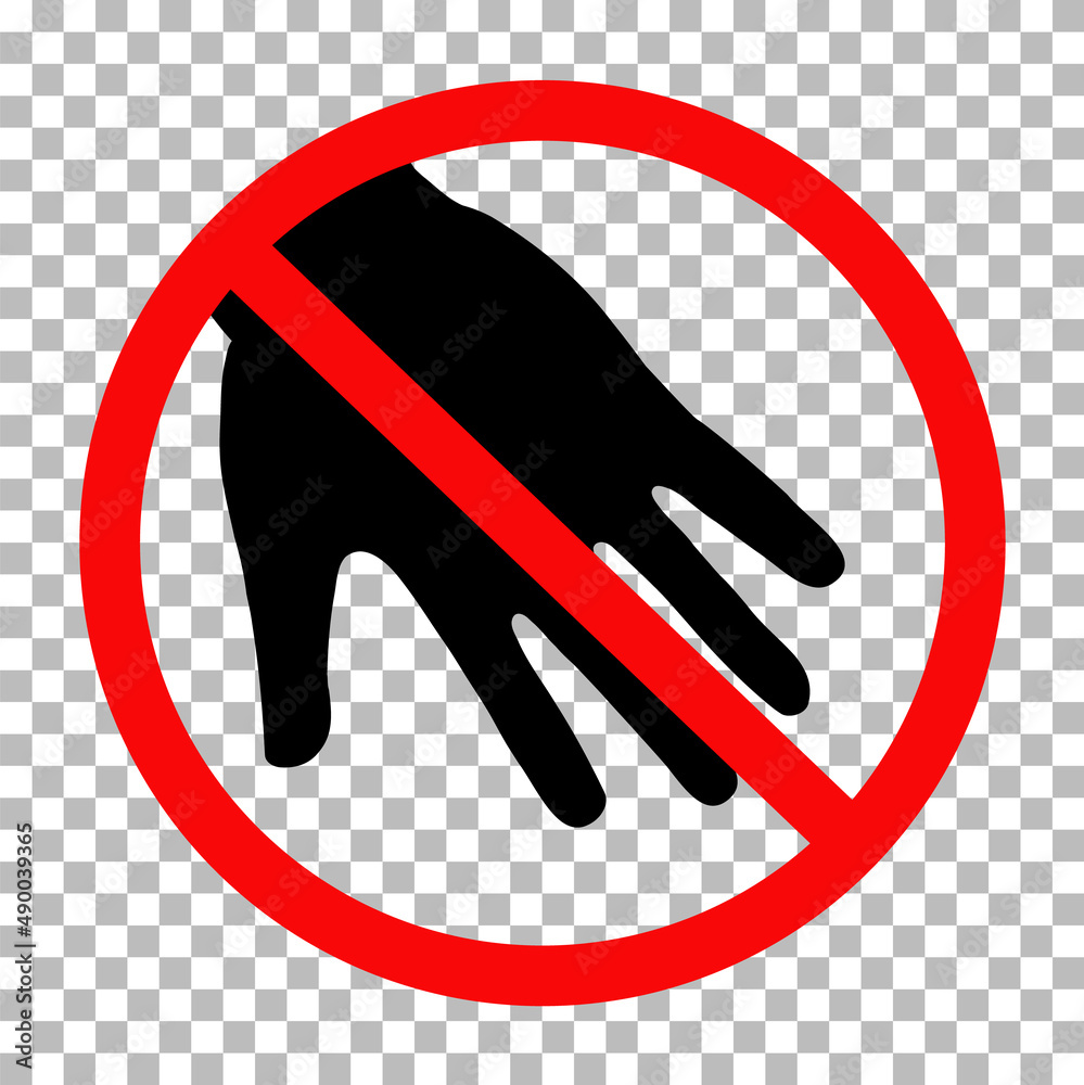 Do Not Touch Symbol