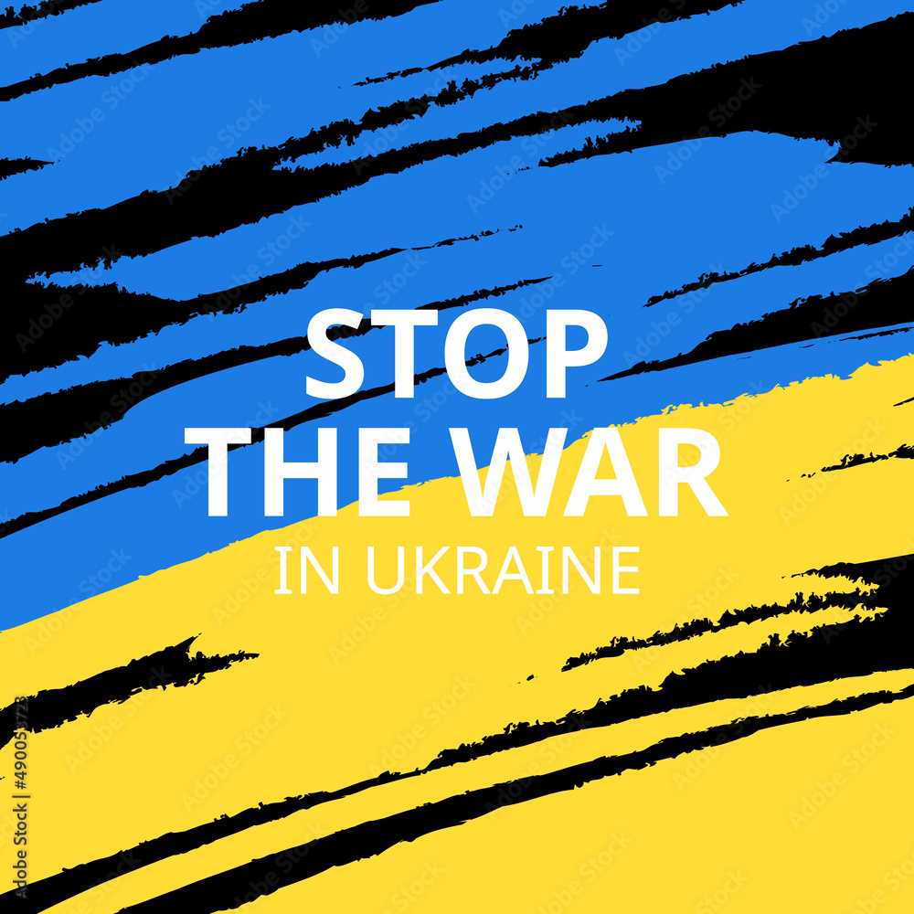 Stop war in Ukraine. Save Ukraine. Pray for Ukraine peace. Ukrainian ...