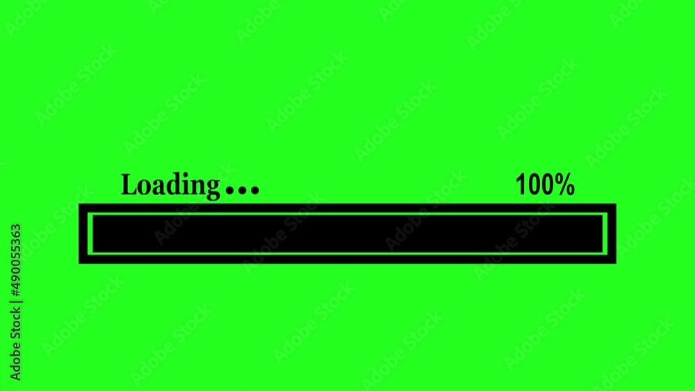 Loading bar downloading barloading screen progress animation Loading Transfer Download 0-100% in ...